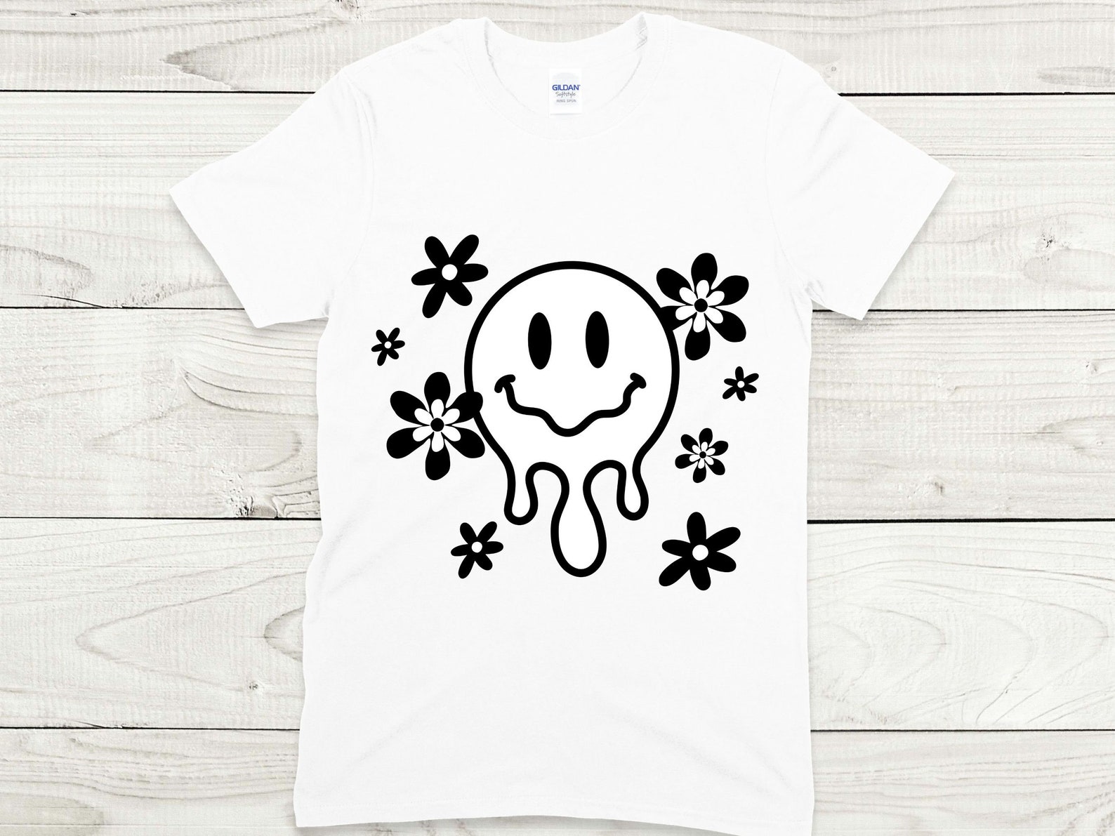 Smiley Face Png Drippy Smiley Face Png Melting Smiley Face Png Retro ...