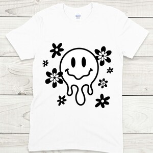 Smiley Face Png Drippy Smiley Face Png Melting Smiley Face Png Retro ...