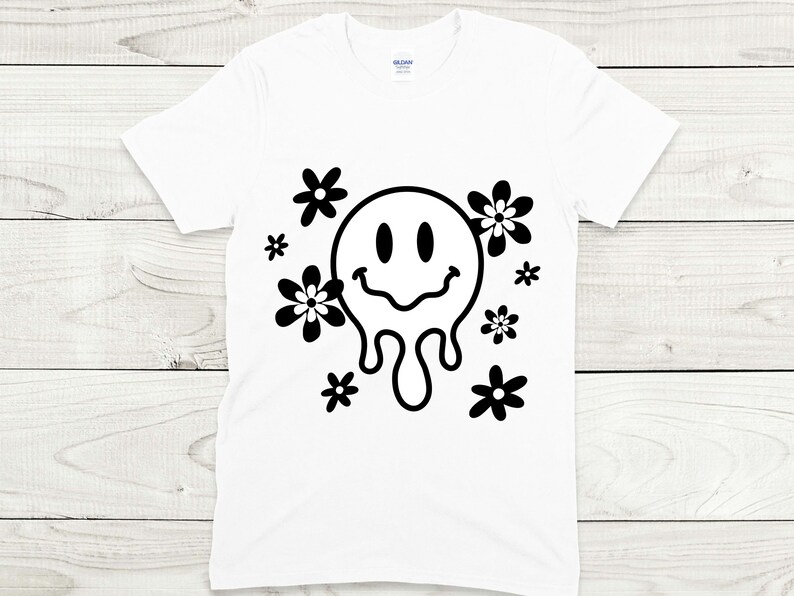 Smiley Face Png Drippy Smiley Face Png Melting Smiley Face Png Retro ...