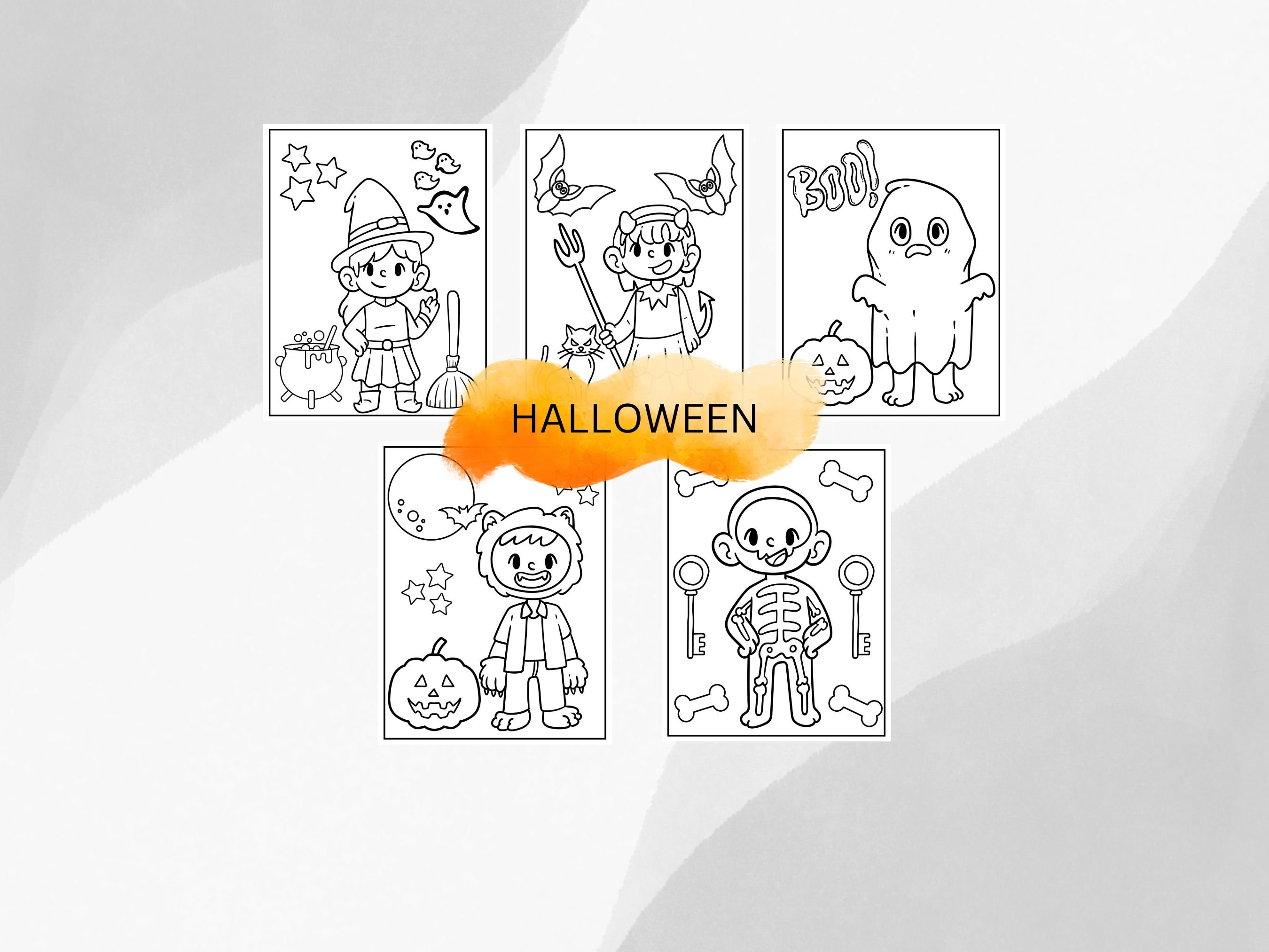 Halloween Coloring Pages Halloween Costume Coloring Teacher Halloween ...