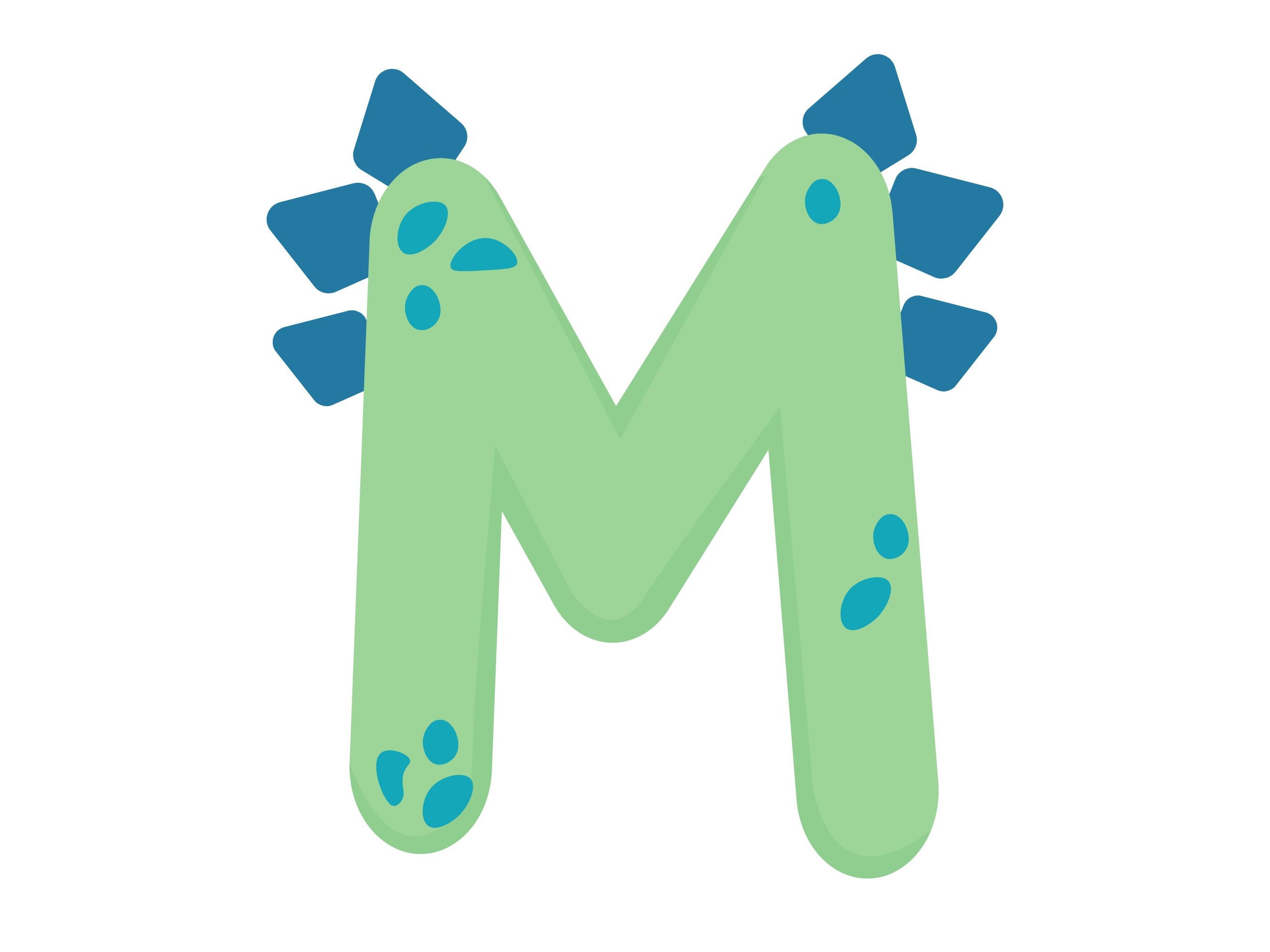 Alfabeto de dinosaurios PNG Maestro Jardín de infantes Letras de ...