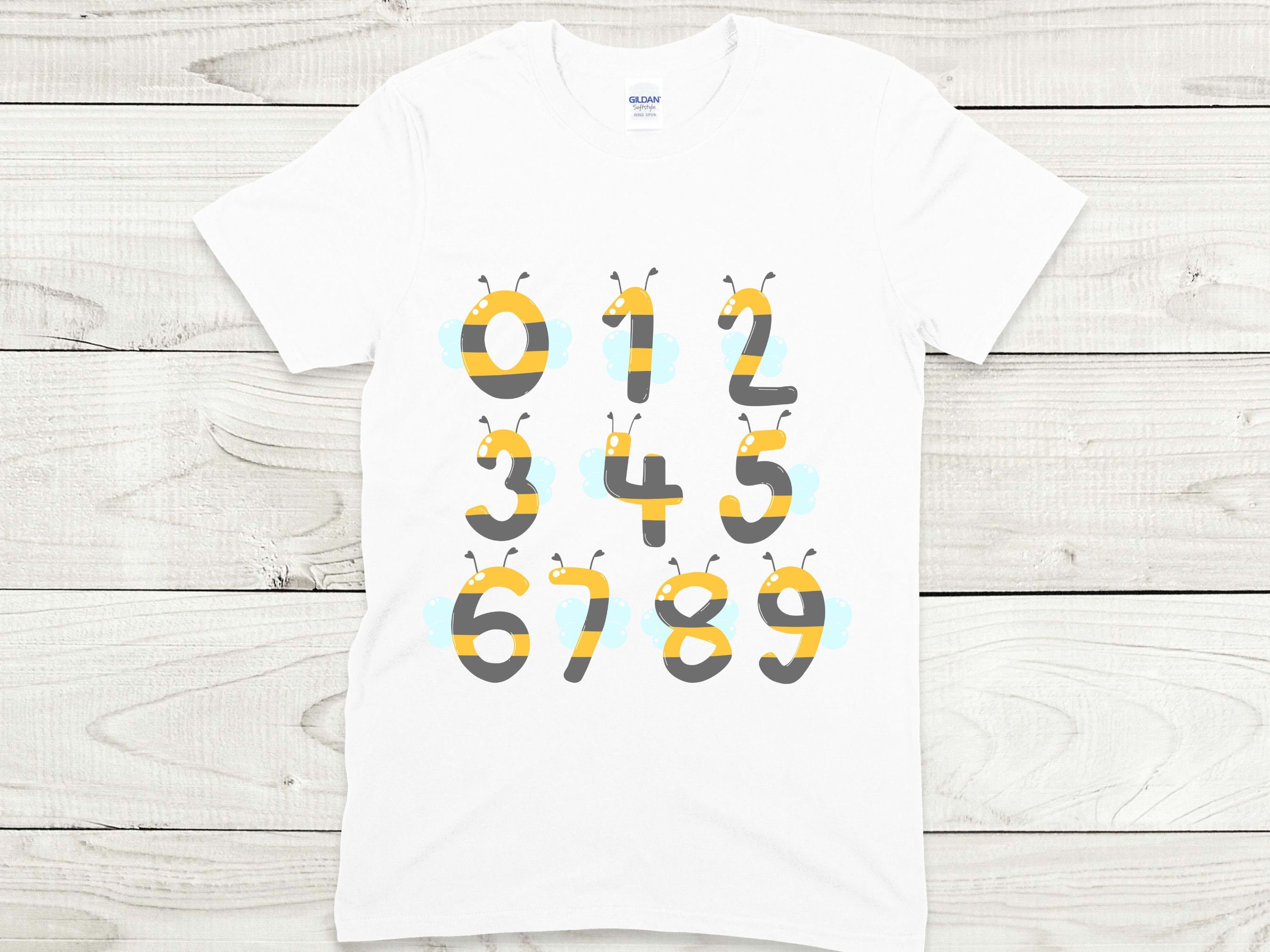 Bee Numbers Png Bee Numbers Svg Bee Learning Png Kindergarten Png Kids ...