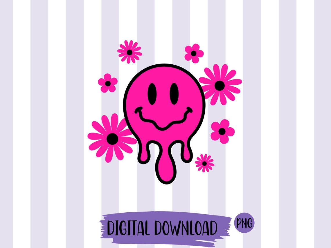 Smiley Face Set Png Drippy Smiley Face Png Melting Smiley Face Png ...