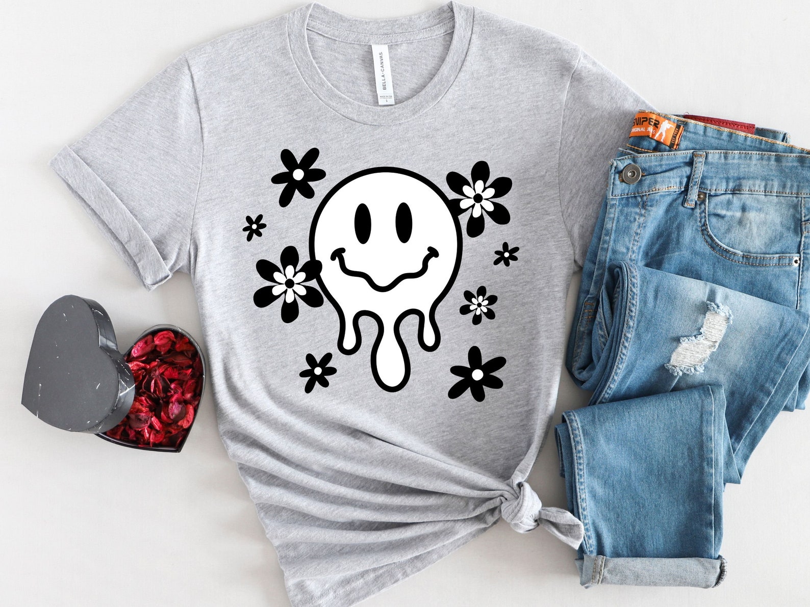 Smiley Face Png Drippy Smiley Face Png Melting Smiley Face Png Retro ...