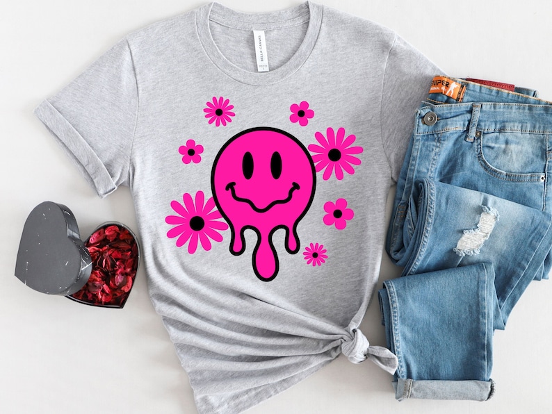 Smiley Face Png Drippy Smiley Face Png Melting Smiley Face Png Retro ...