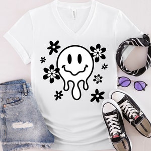 Smiley Face Png Drippy Smiley Face Png Melting Smiley Face Png Retro ...