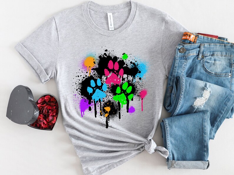 Graffiti Paw Prints PNG, Spray Paint Art (digital Download) - Etsy