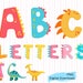 Dinosaur Alphabet PNG Teacher Kindergarten Dinosaur Letters Svg ...