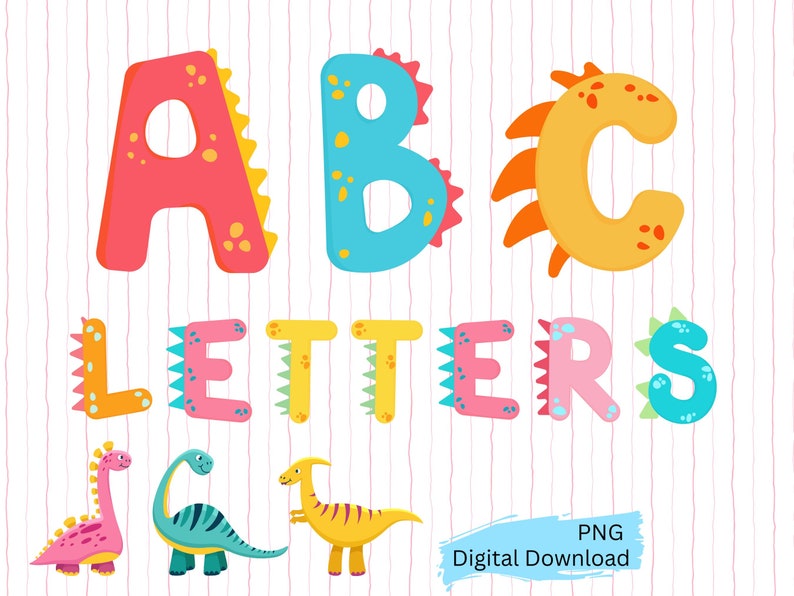 Alfabeto de dinosaurios PNG, maestro de jardín de infantes, letras de ...