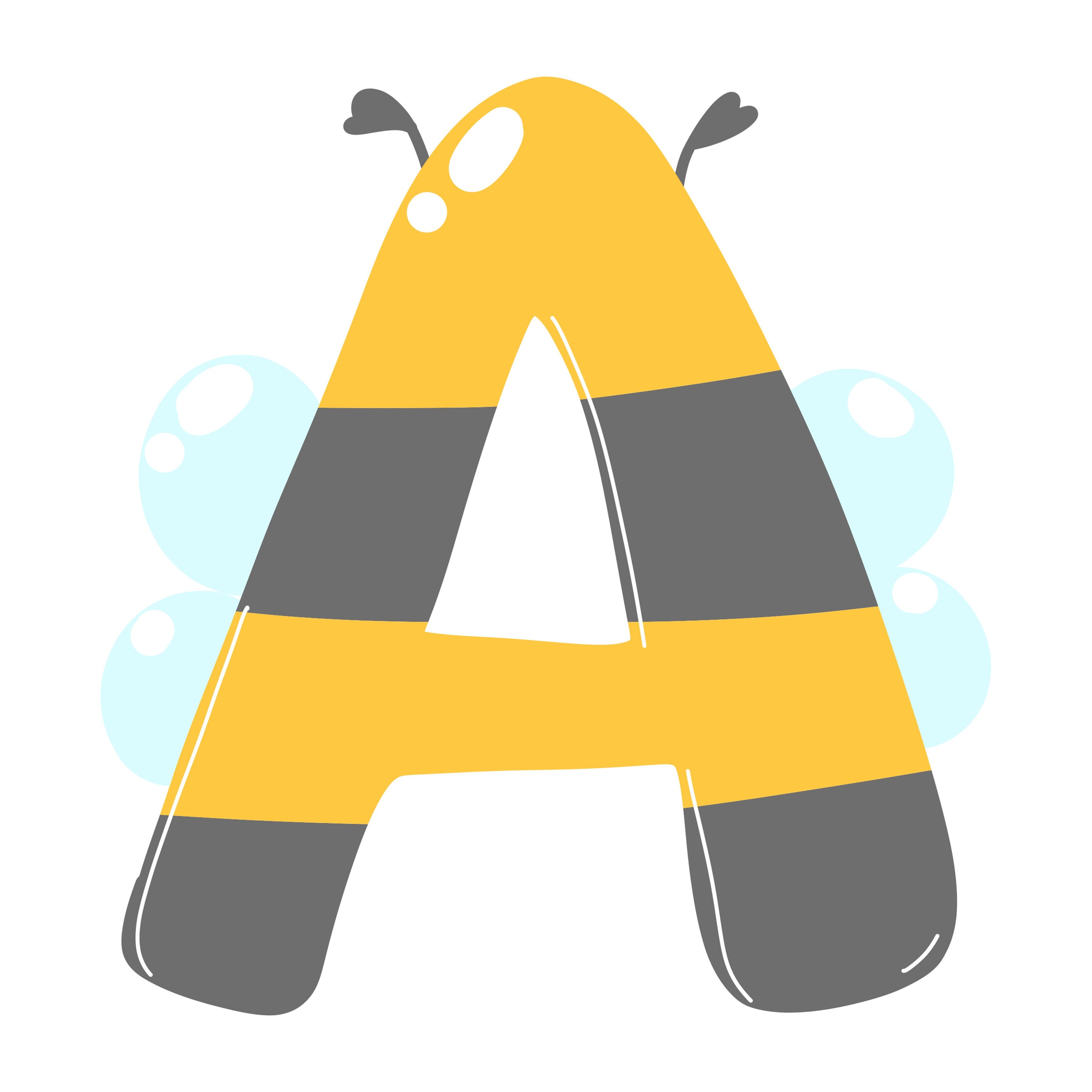 Bee Alphabet Png Teacher Bee Alphabet Png Teacher Learning Kindergarten ...