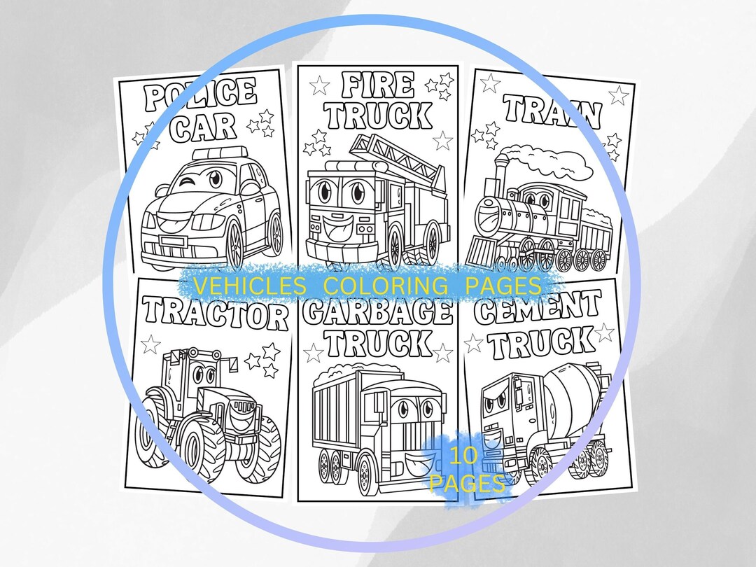 Vehicle Coloring Pages Cars Coloring Pages Cars Printable Pages ...