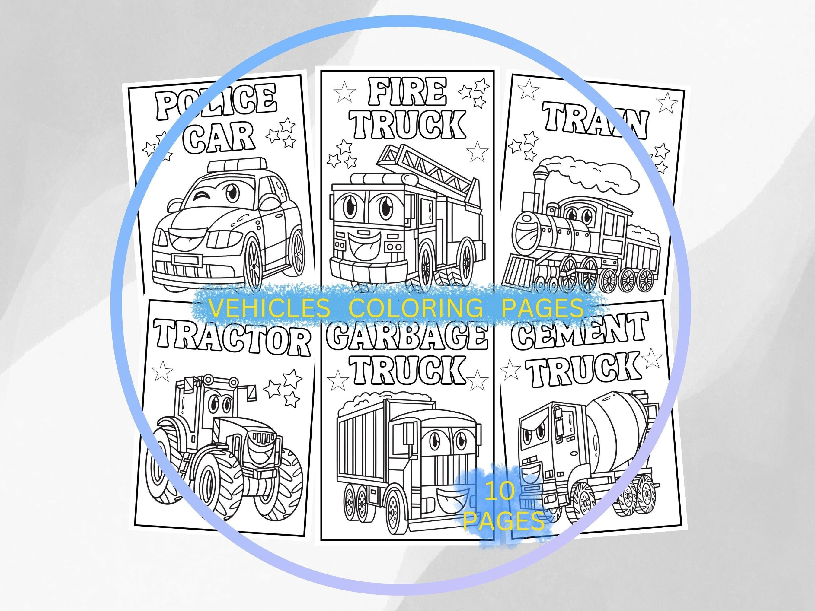 Vehicle Coloring Pages Cars Coloring Pages Cars Printable Pages ...