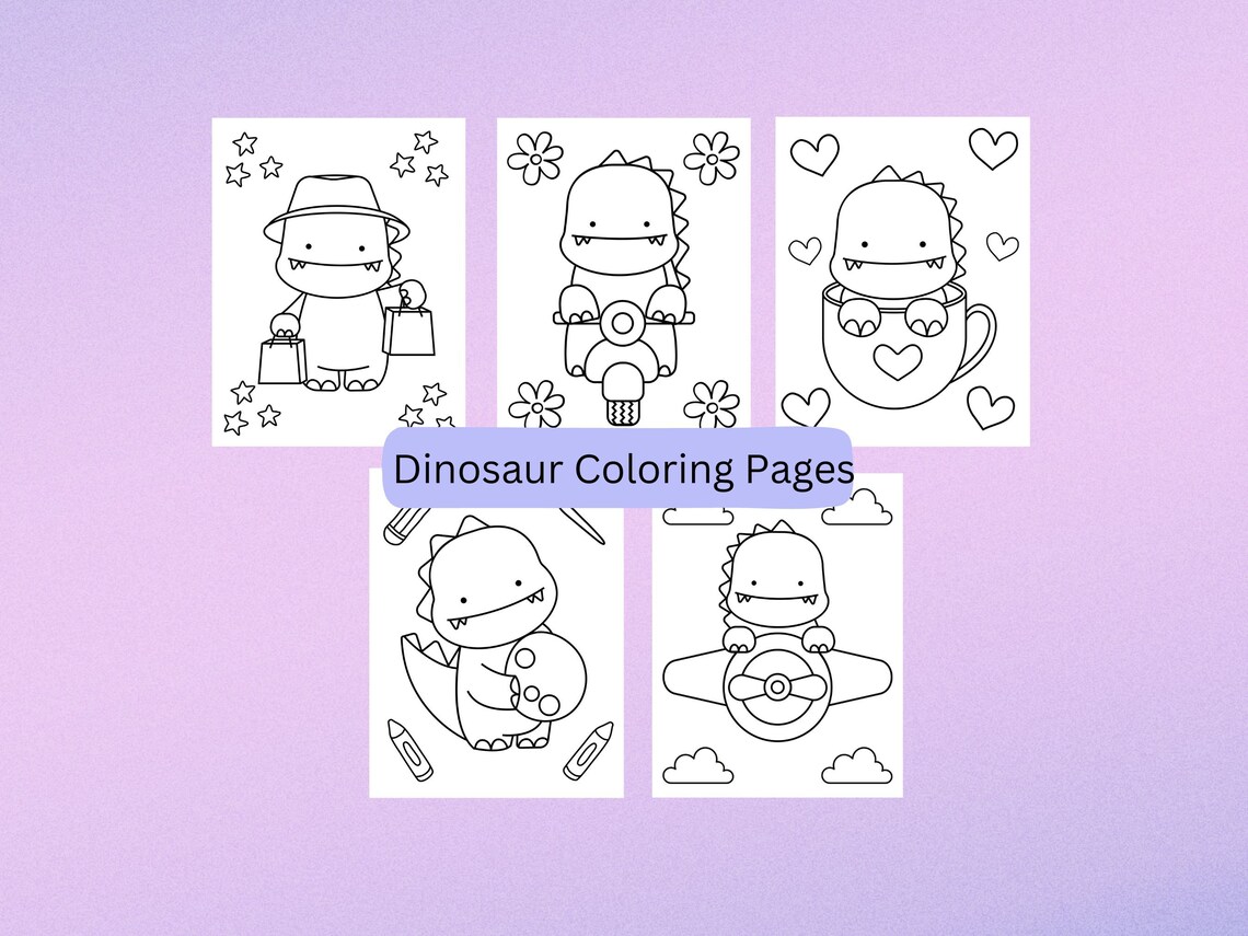 Dinosaur Coloring Pages Baby Dinosaur Printables Dinosaur Games ...