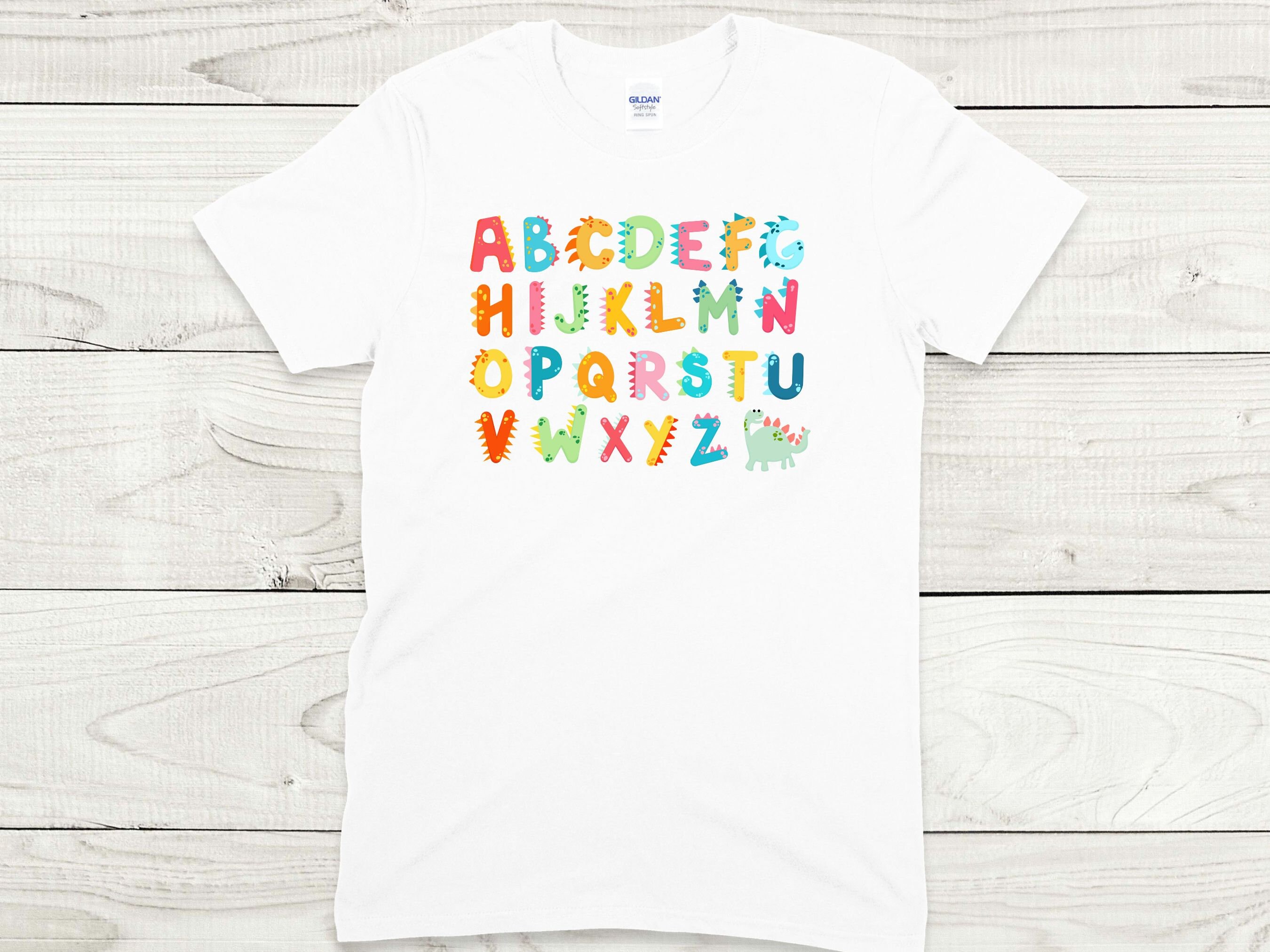 Alfabeto de dinosaurios PNG, maestro de jardín de infantes, letras de ...