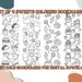 Sweets Printable Coloring Bookmarks Sweet Treats Coloring Bookmark Set ...