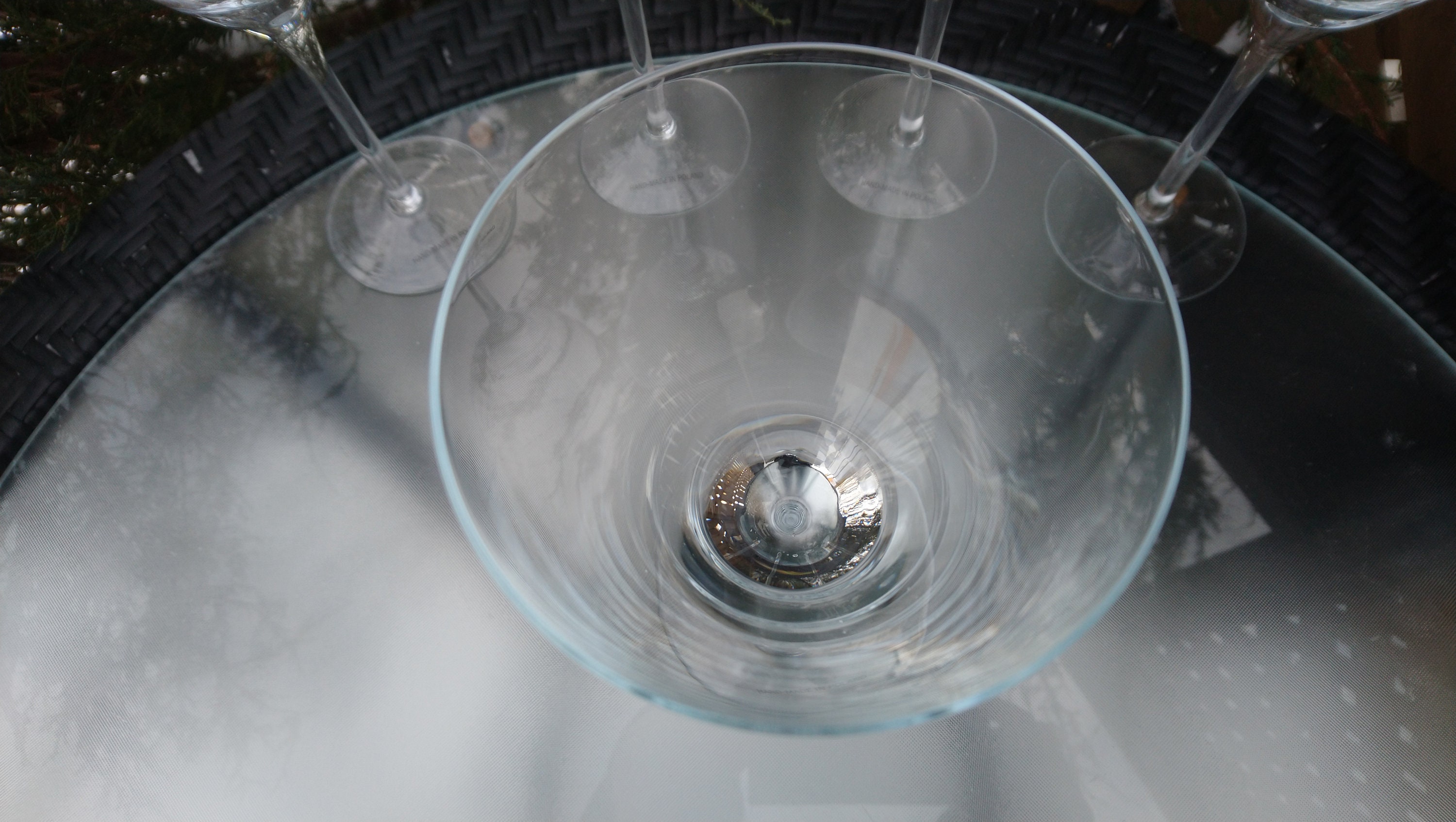 Vintage Crystal Wine Glasses Hand Made in Poland Elegant - Etsy