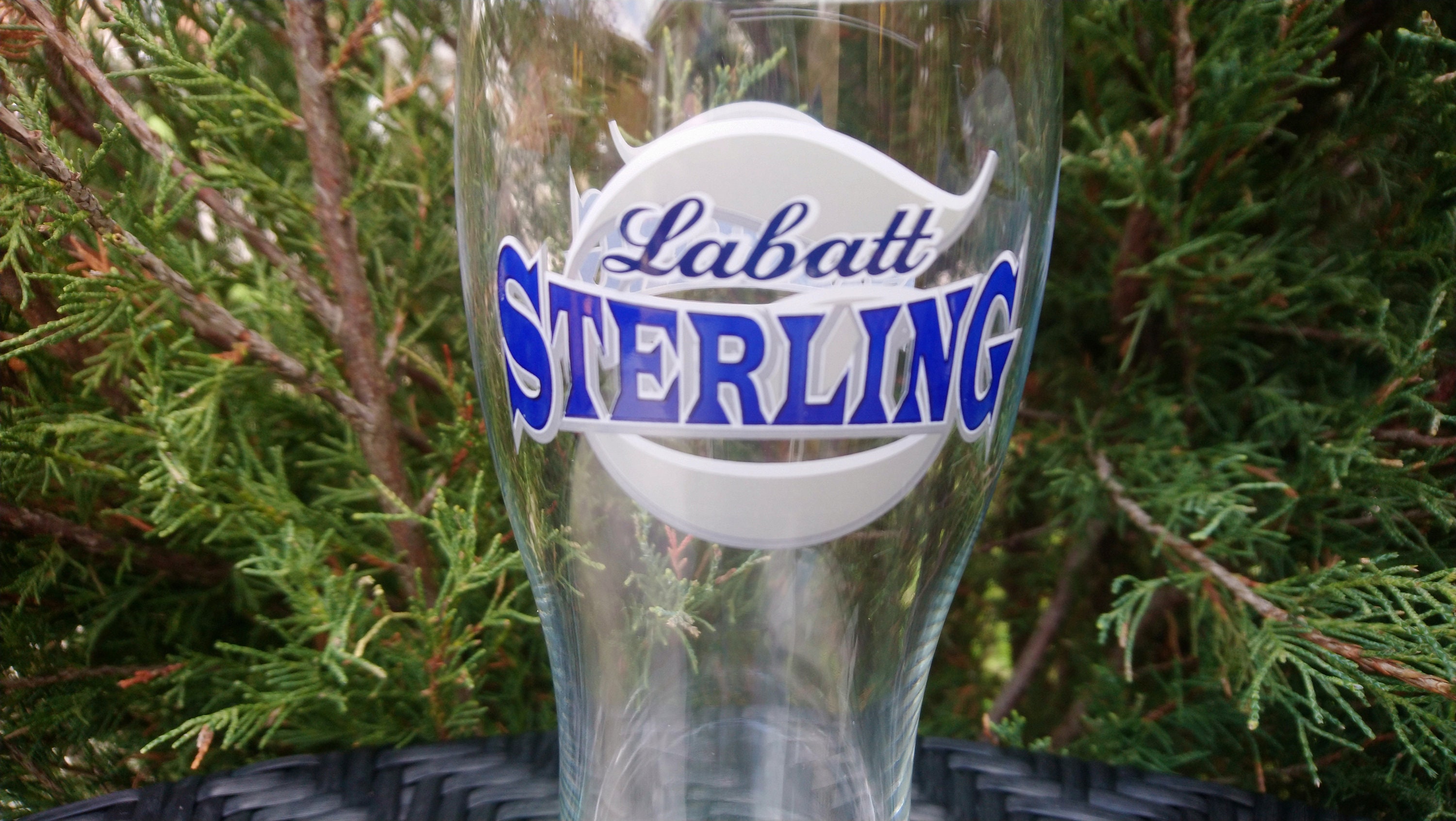 Labatt Sterling Beer Glass, Barware Glass, Belgian Owned, Canadian ...