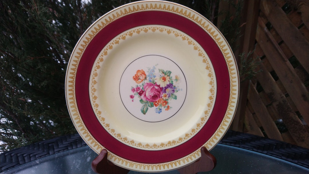 Wood and Sons "sherborne" Pattern Salad or Luncheon Plate, 8" Diameter ...