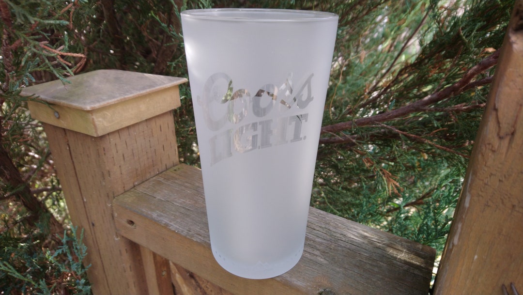 Coors Light,the Silver Bullet, Frosted Beer Glass, Barware Glass, Pint ...