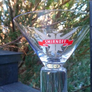 Smirnoff Vodka Martini Glass, 8 Ounces - Etsy