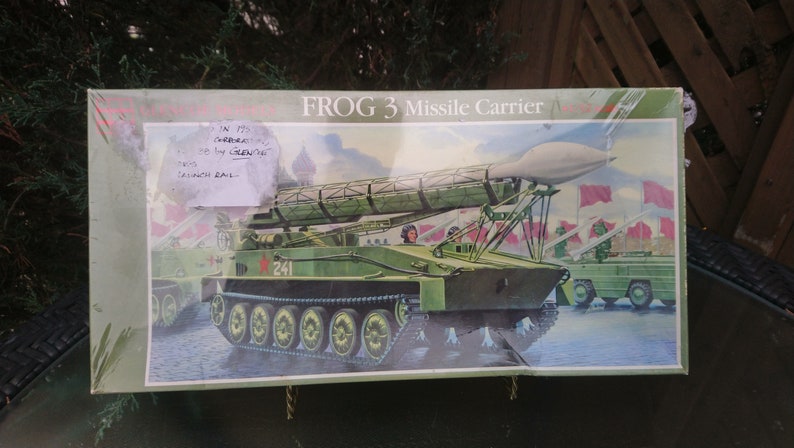 Plastic Model Kit, Frog 3 Missile Carrier, 1/32 Scale, Glencoe Models ...