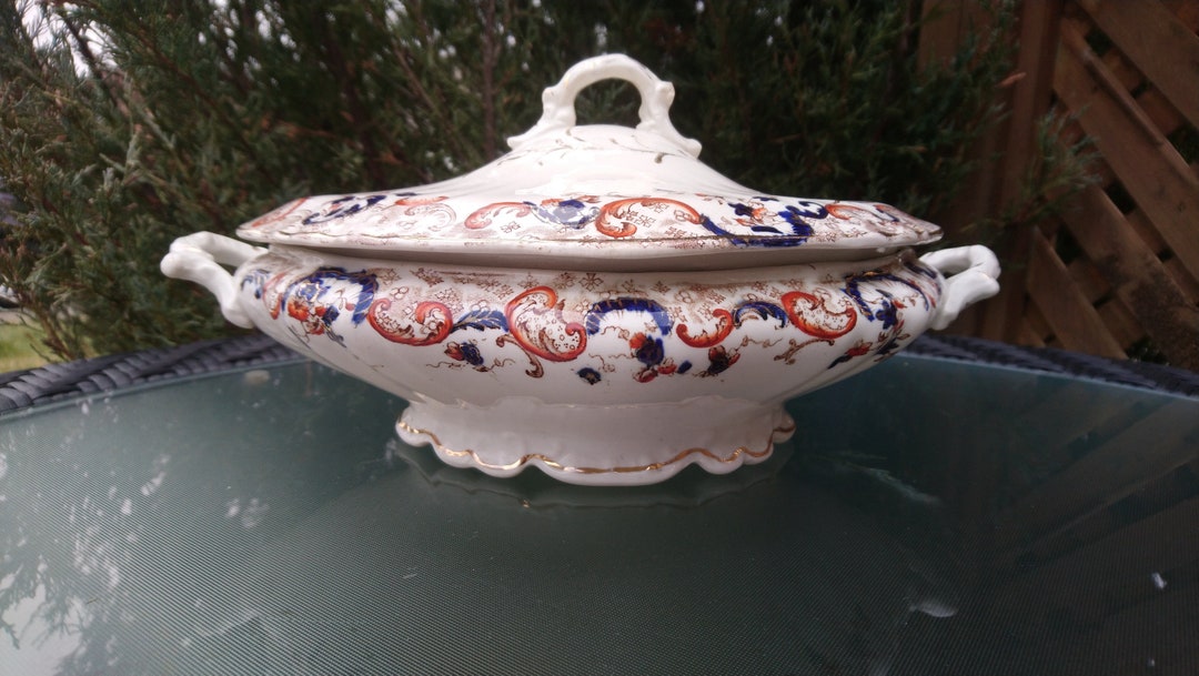 Dunn Bennett Co., Antique Oval Vegetable Bowl, Serving Bowl, Pattern ...