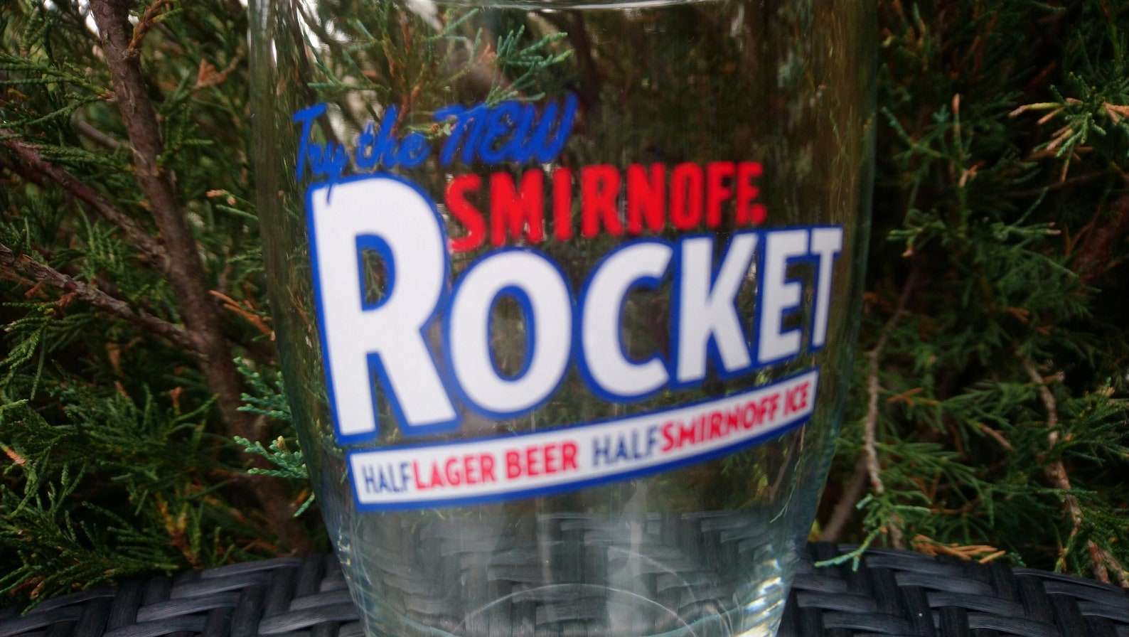 Smirnoff Rocket "half Lager Beer Half Smirnoff Ice" Beer Pints Glass ...