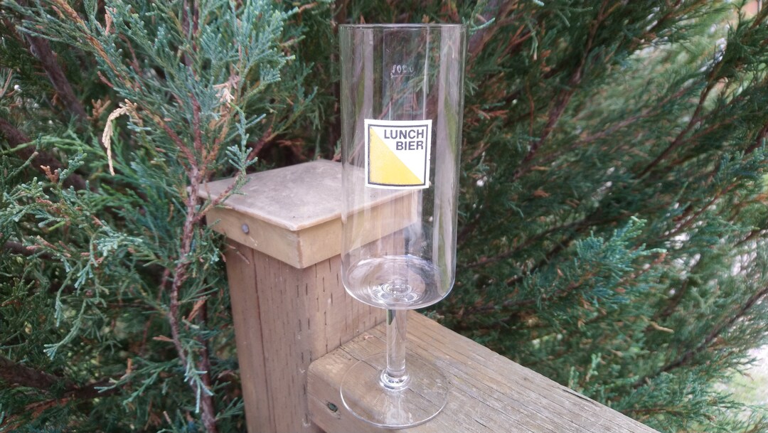 Vintage Lunch Bier Collectible German Beer Glass, Barware Glass ...