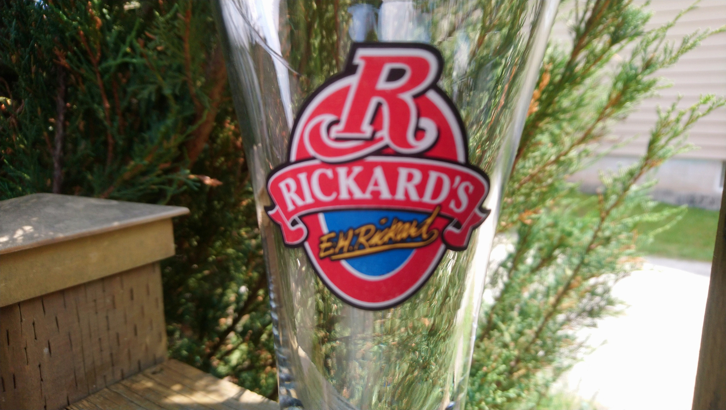 Vintage Rickard's Collectible Beer Glass Barware Glass - Etsy