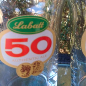 Labatt 50 Beer Glasses, 20 Ounces, Set of Two - Etsy