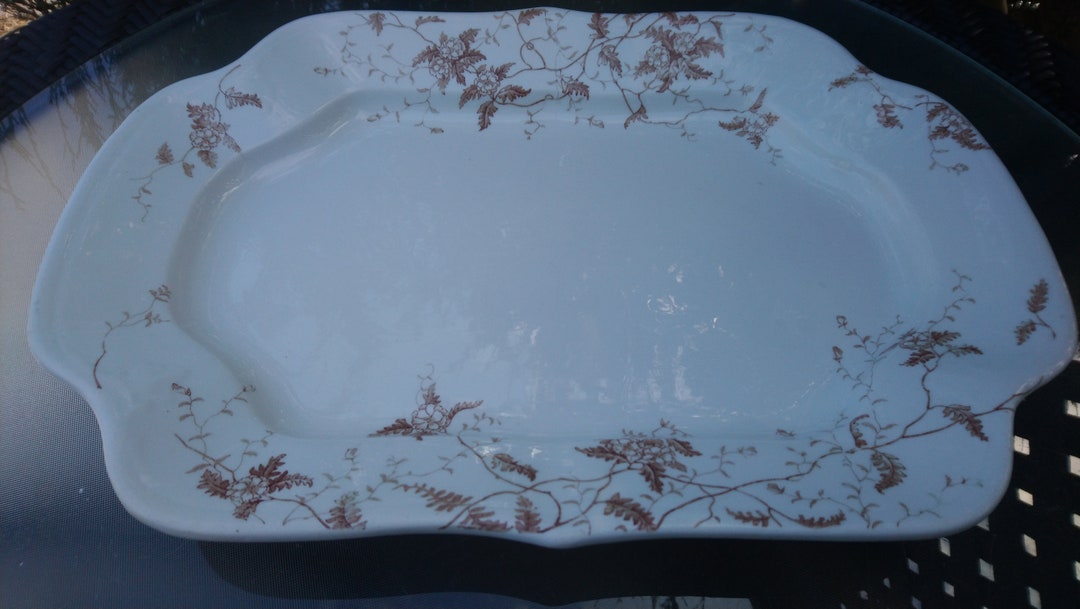 Antique Mellor, Taylor & Co, Circa 1890s, Fern Pattern, Semi Porcelain ...