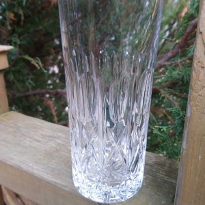 Lead Crystal Water Glasses,set of Four, Heavy Crystal Barware Highball ...