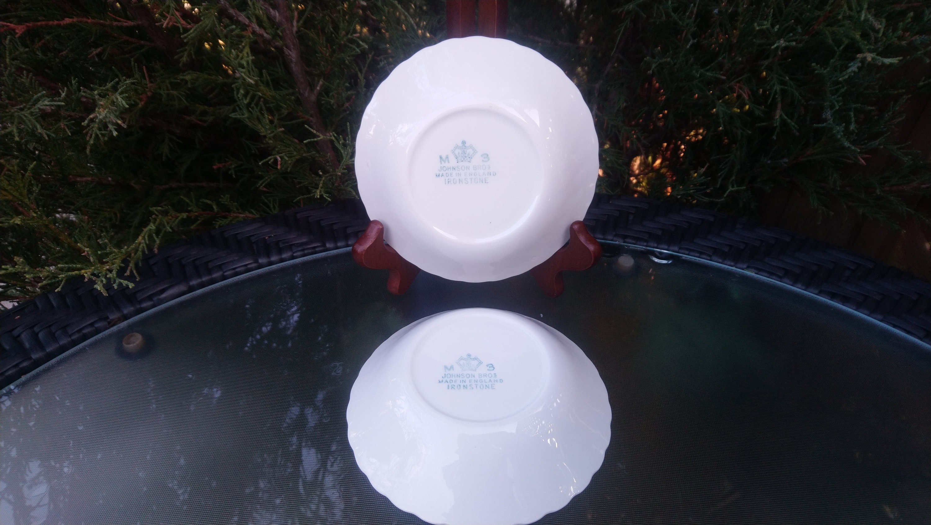 Johnson Brothers snowhite Regency Pattern | Etsy Canada