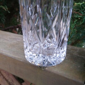 Lead Crystal Water Glasses,set of Four, Heavy Crystal Barware Highball ...