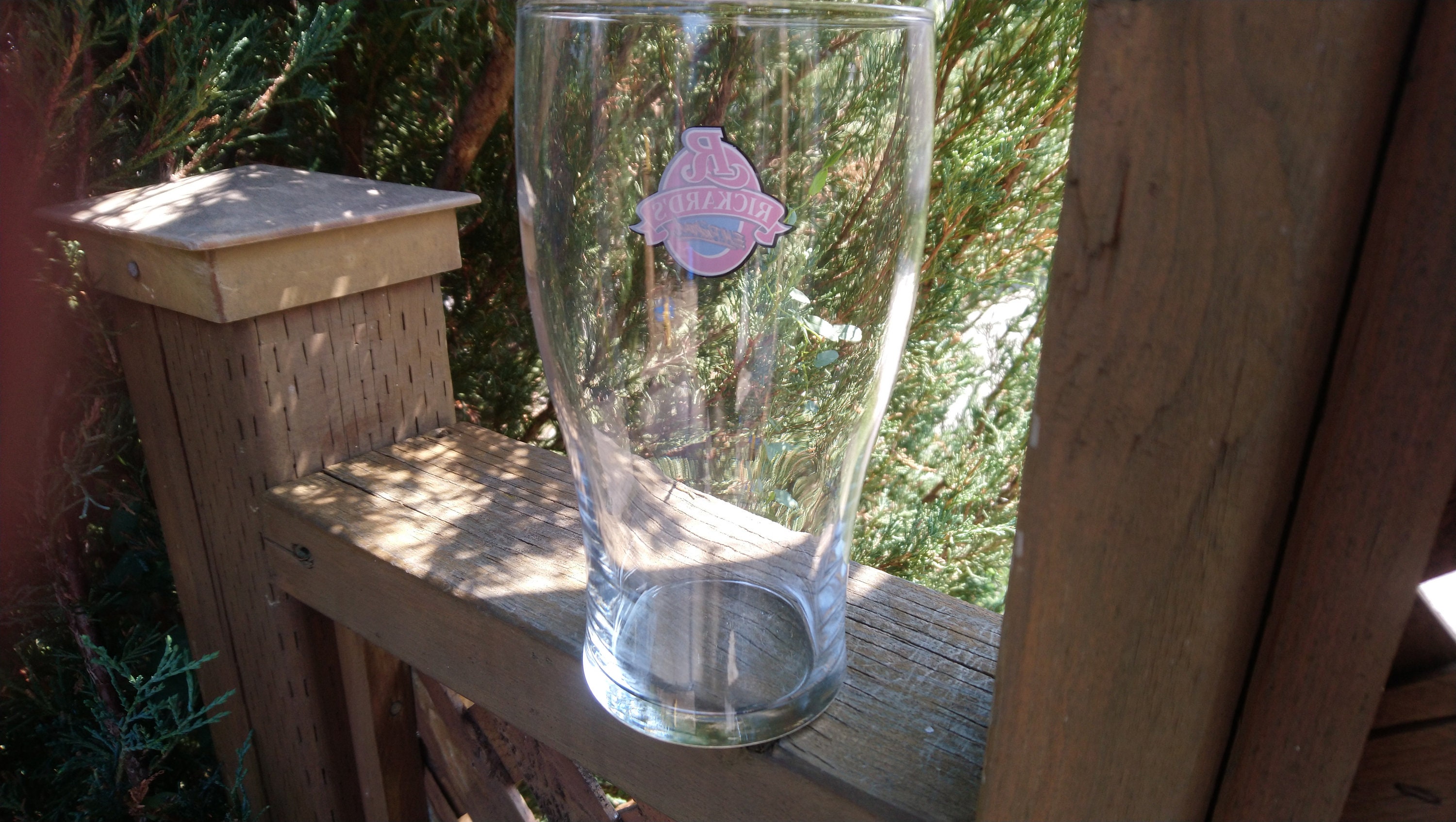 Rickard's Collectible Barware Glass Drinking Glass Red - Etsy UK