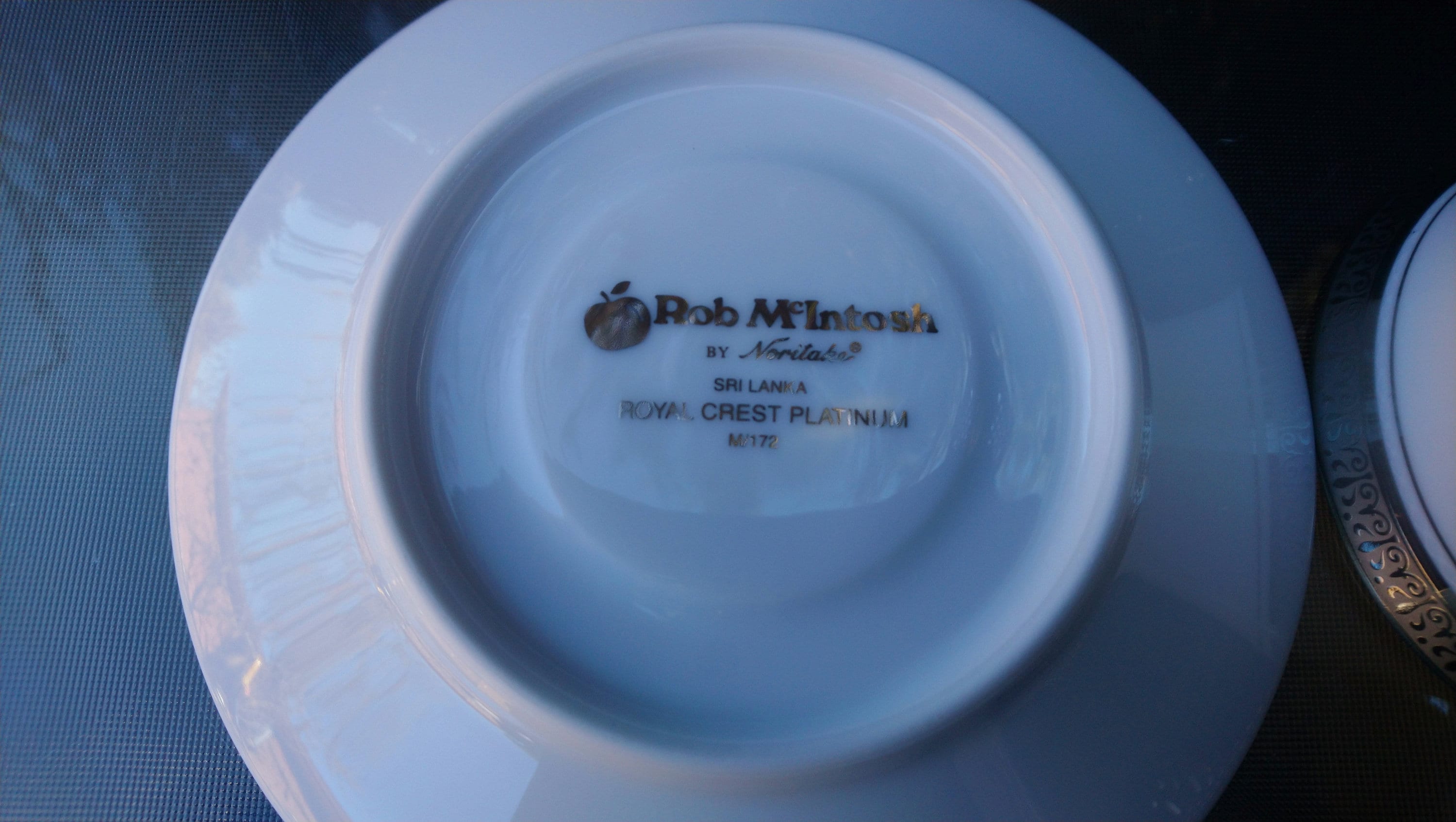 Rob Mcintosh by Noritake, Royal Crest Platinum M172 Pattern, Cup and ...