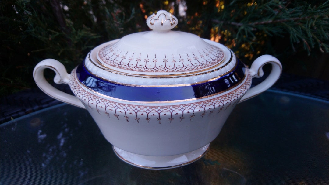 Solian Ware Soho Pottery, Cobridge, England, Vintage 1930s Sugar Bowl ...