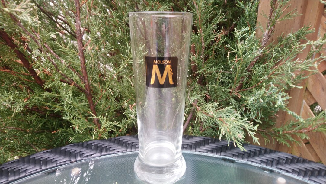 Molson Collectible Beer Glass, Vintage Barware Glass, Pints Glass ...