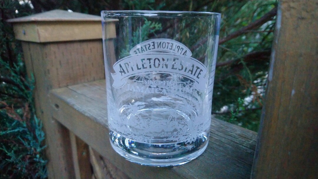 Vintage Appleton Estate, Jamaica Rum Glass, Collectible Barware, Rocks ...