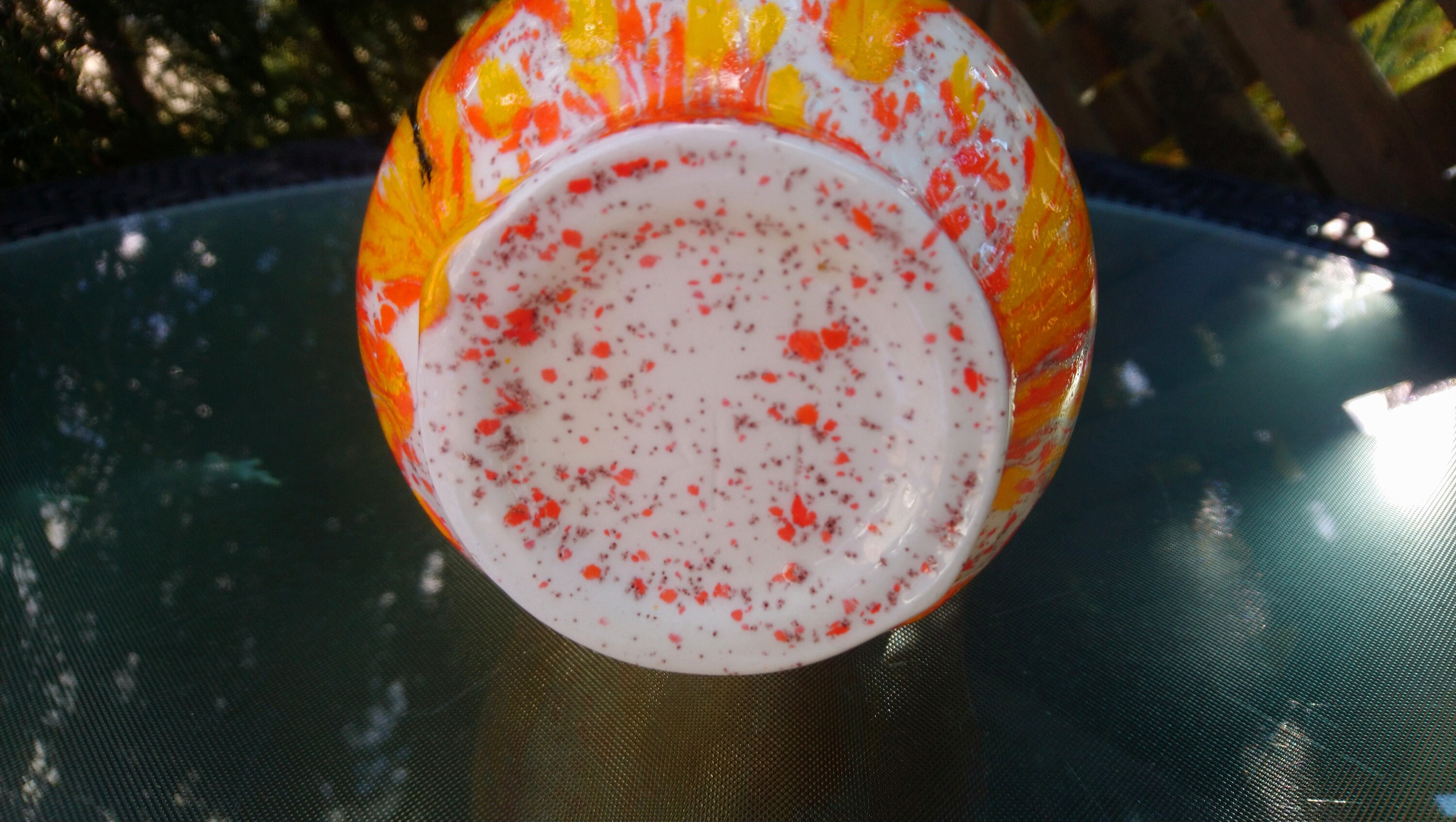 Mid Century Splatter Pottery Pitcher or Vase Table - Etsy