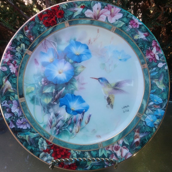 Lena Liu Plate Hummingbird Treasury - Etsy