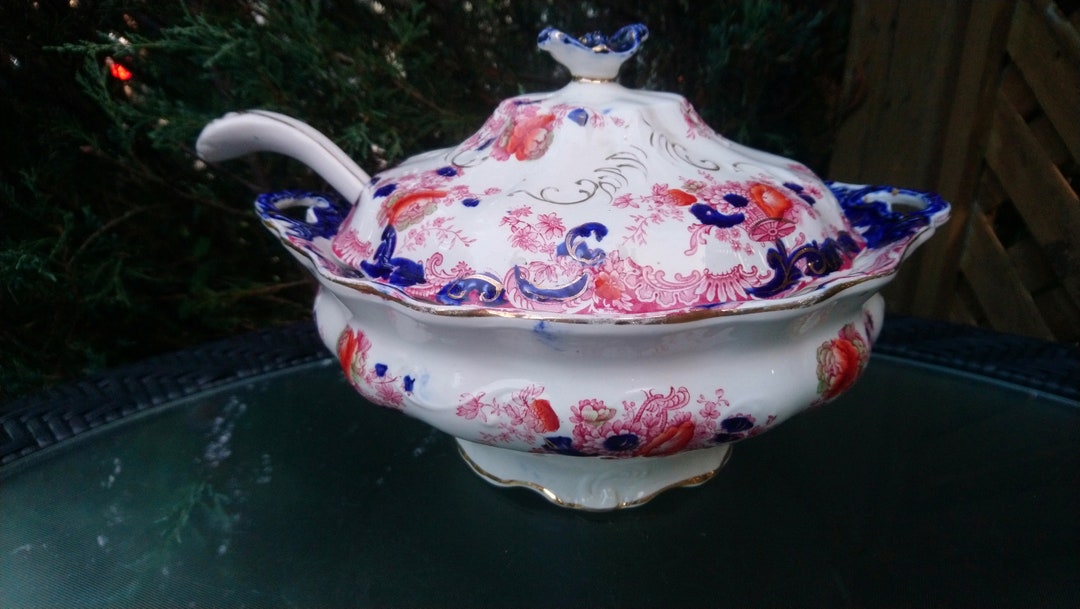 Antique Royal Staffordshire Pottery, Arcadia Pattern, 1907-1909, Lidded ...