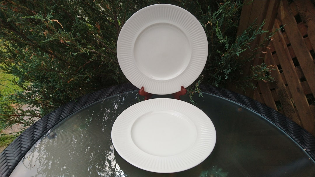 Johnson Brothers "athena" Pattern Set of Two Vintage Ironstone Ribbed ...