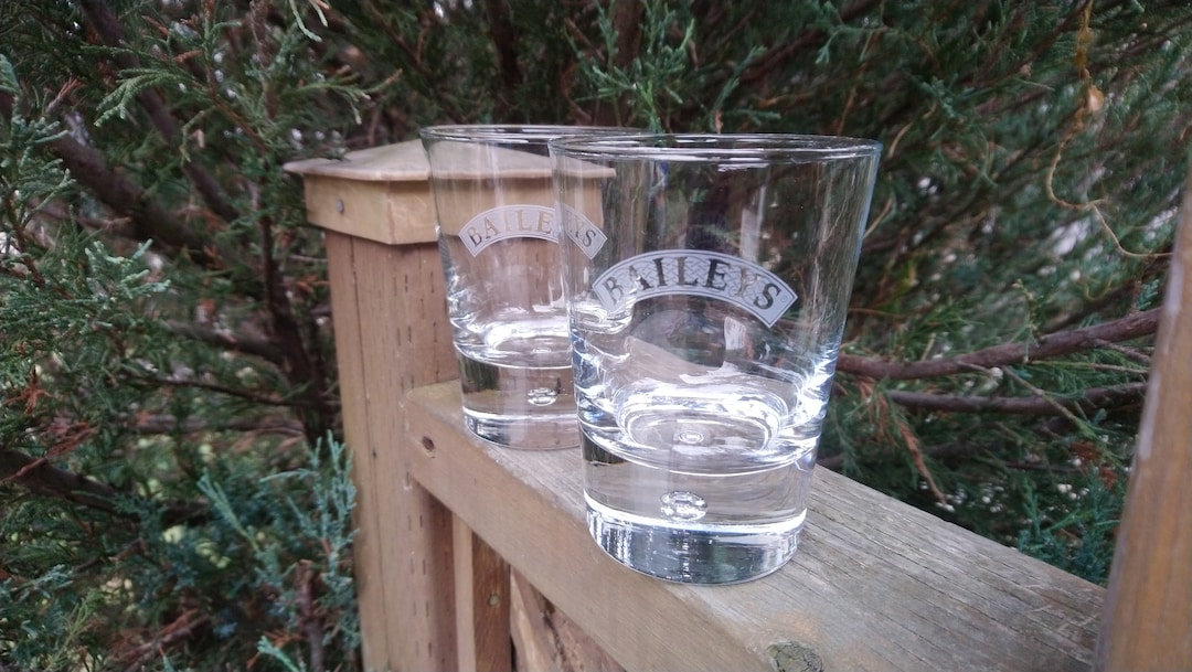 Baileys, Set of Two Barware Glasses, Bailey's Drinking Glasses, Rocks ...