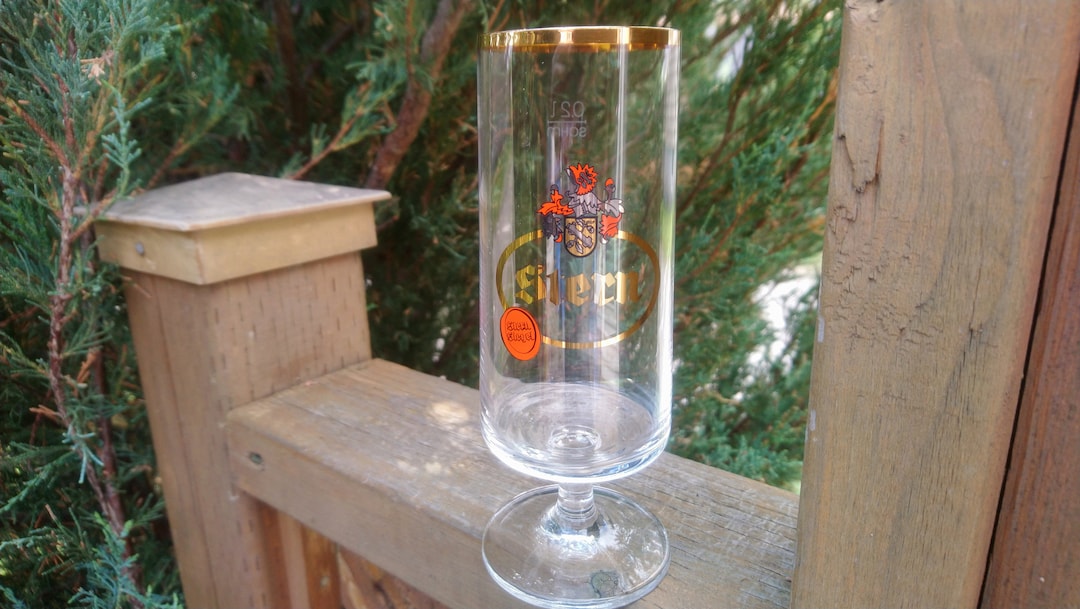 Stern Collectible German Tulip Stemmed Beer Glass, Pilsner Glass ...