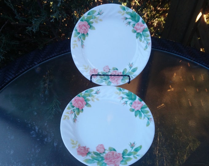 Set of 17-piece Corelle Elegant Rose Dinnerware by Corning Table 4 ...