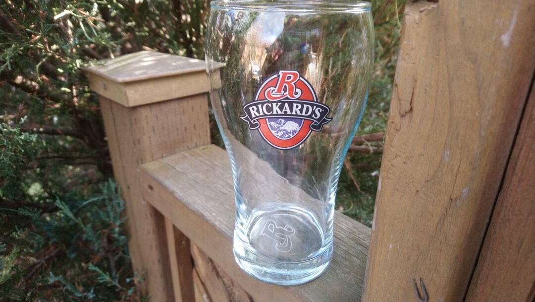 Rickard's Beer Glass, Rickards Red Glass, Barware Glass, 16 Ounces ...