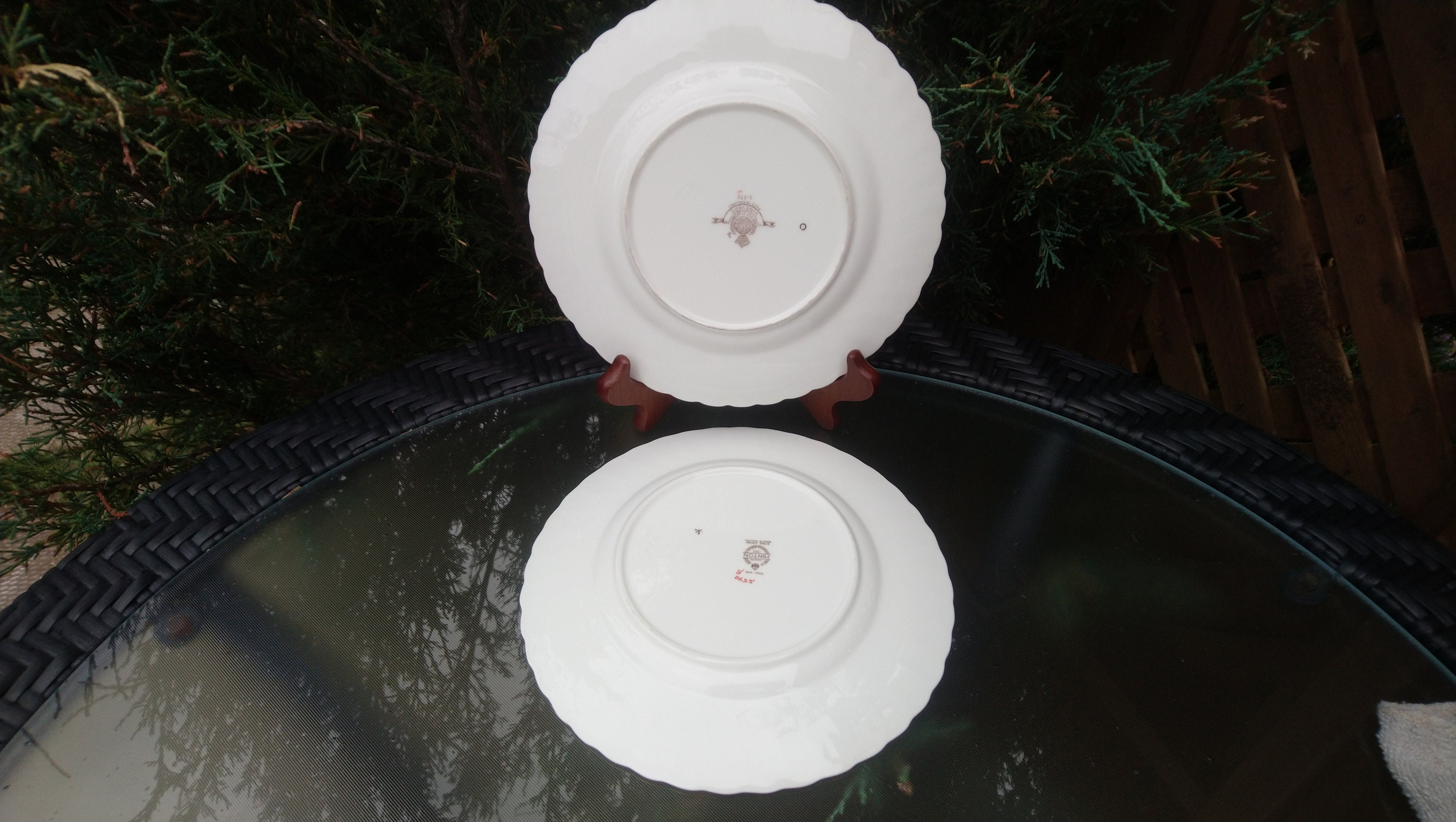 Minton "vineyard" Pattern, Discontinued 1943-1960, Buff Swirl Rim ...