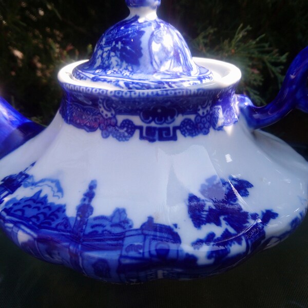 Flow Blue Tea Cup - Etsy