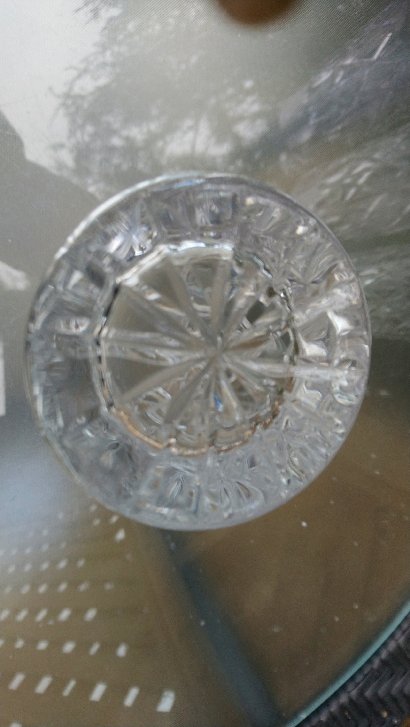 Lead Crystal Water Glasses,set of Four, Heavy Crystal Barware Highball ...